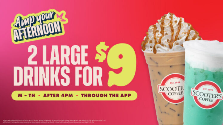 Scooter's Coffee Is Offering Two Large Drinks for $9 This June ...
